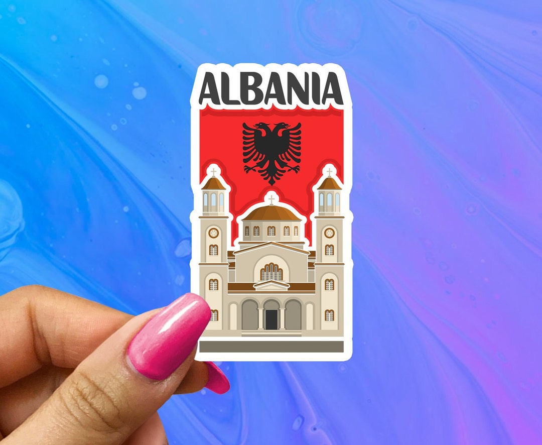 Albania Travel Sticker, Albanian Vacation Decal - Etsy