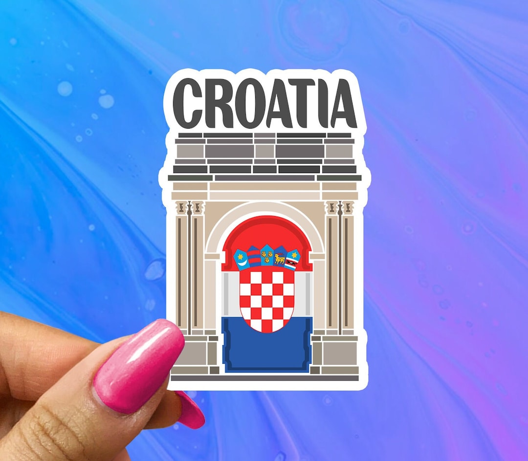 Croatia Travel Sticker Croatia Vacation Decal - Etsy