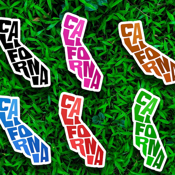 California Stickers - Etsy