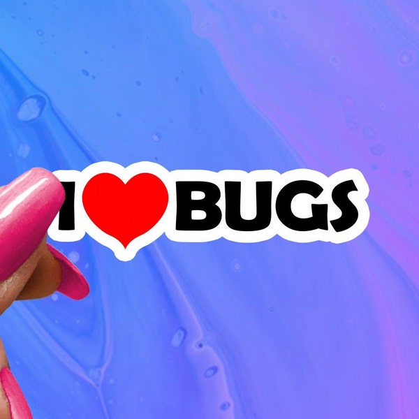 I Love Bugs - Etsy