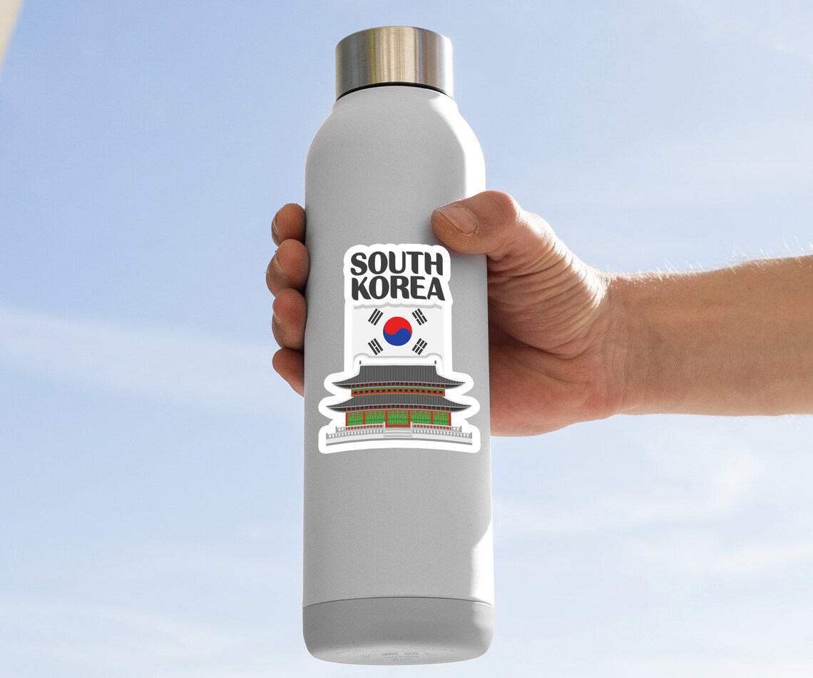 South Korea Travel Sticker, South Korean Vacation Decal - Etsy