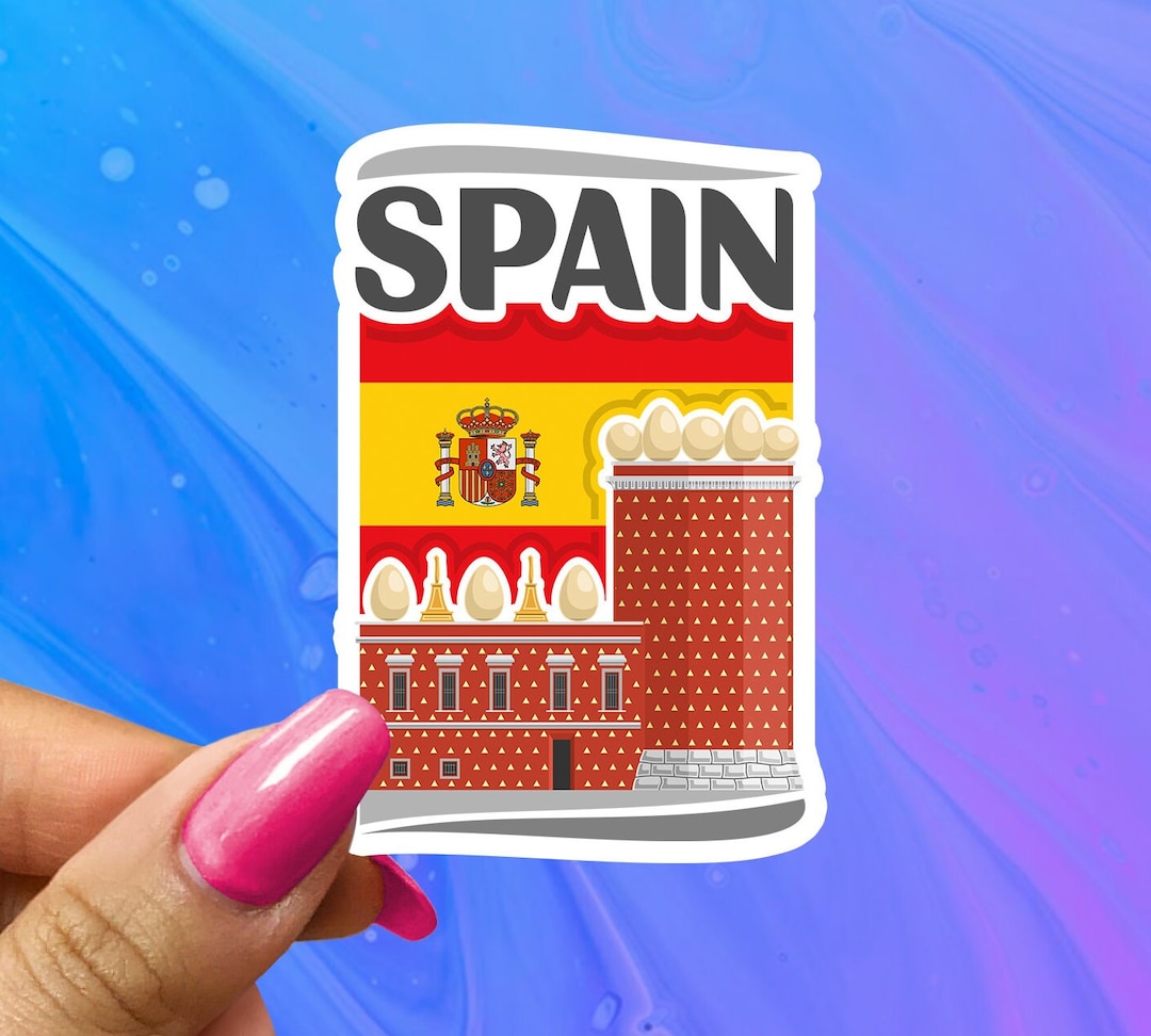 Spain Travel Sticker, Spanish Vacation Decal - Etsy