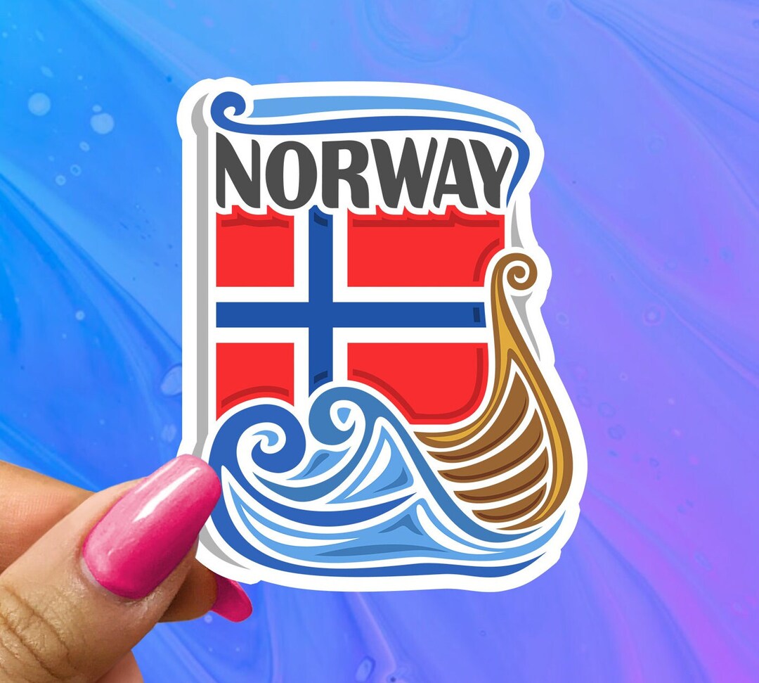 Norway Travel Sticker, Norwegian Vacation Decal - Etsy