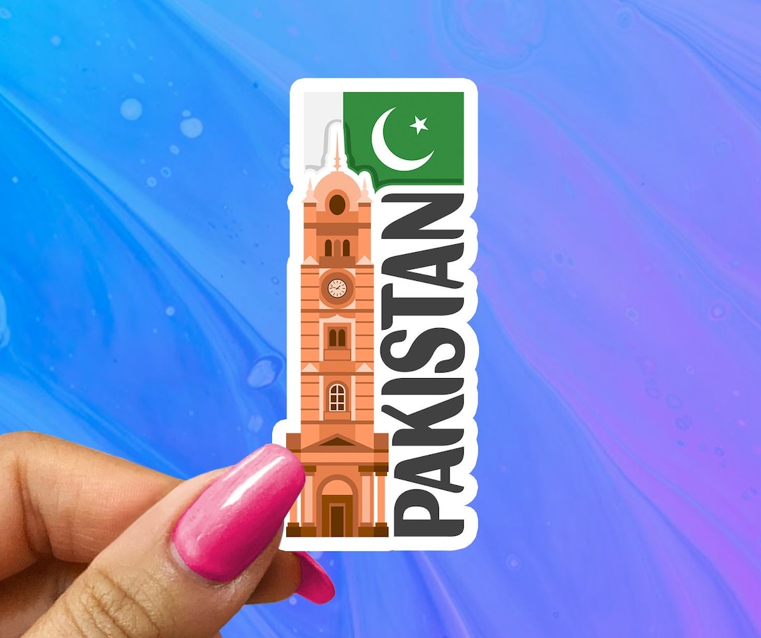 Pakistan Travel Sticker, Pakistani Vacation Decal - Etsy