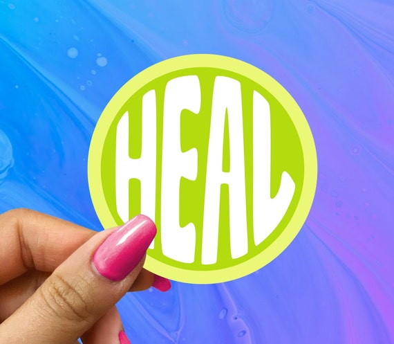 Heal Sticker Motivational Sticker Funny Stickers Laptop | Etsy