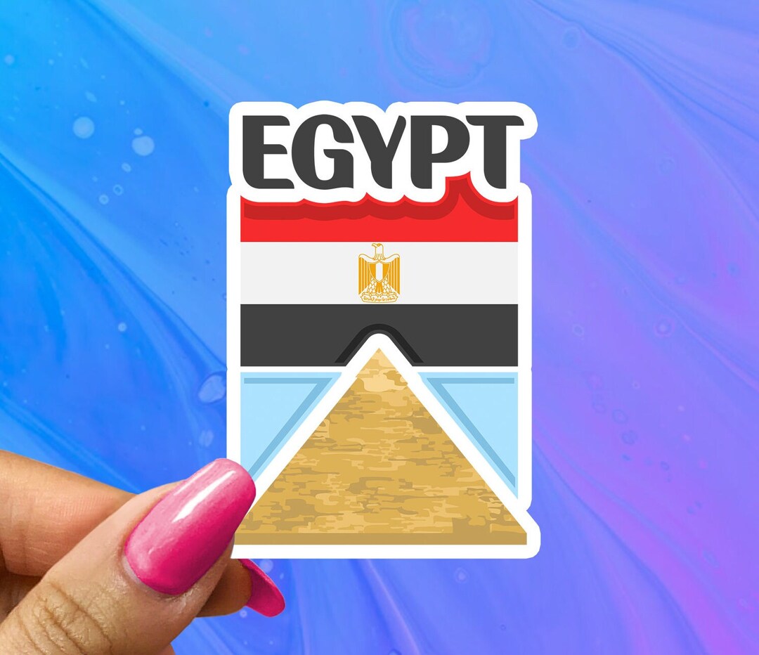Egypt Travel Sticker, Egypt Vacation Decal - Etsy