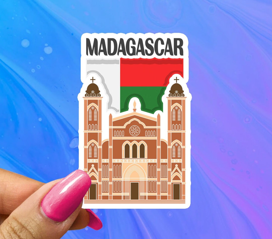 Madagascar Travel Sticker, Madagascar Vacation Decal - Etsy