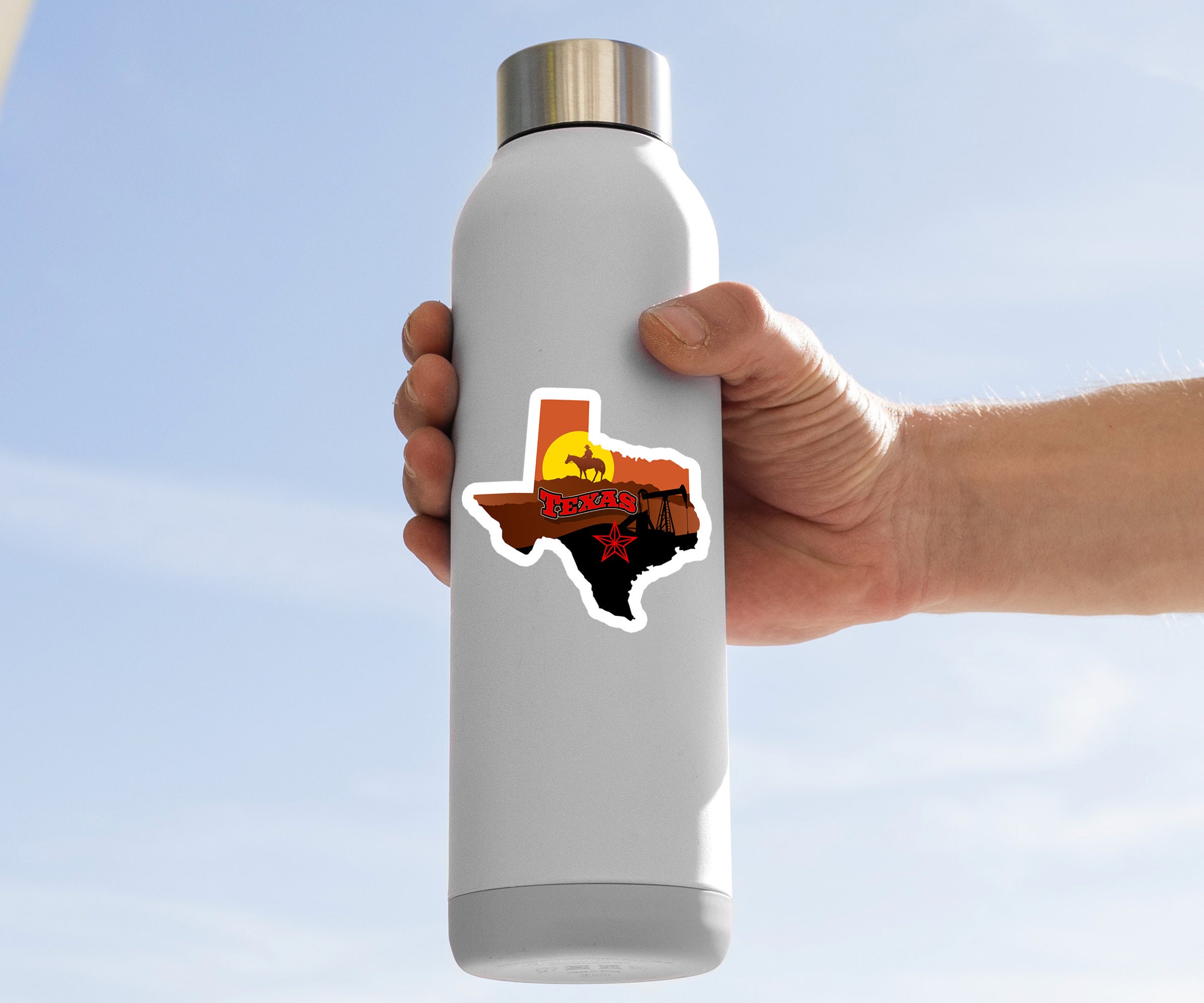 Texas State Sticker Texas Decal State Laptop Stickers - Etsy