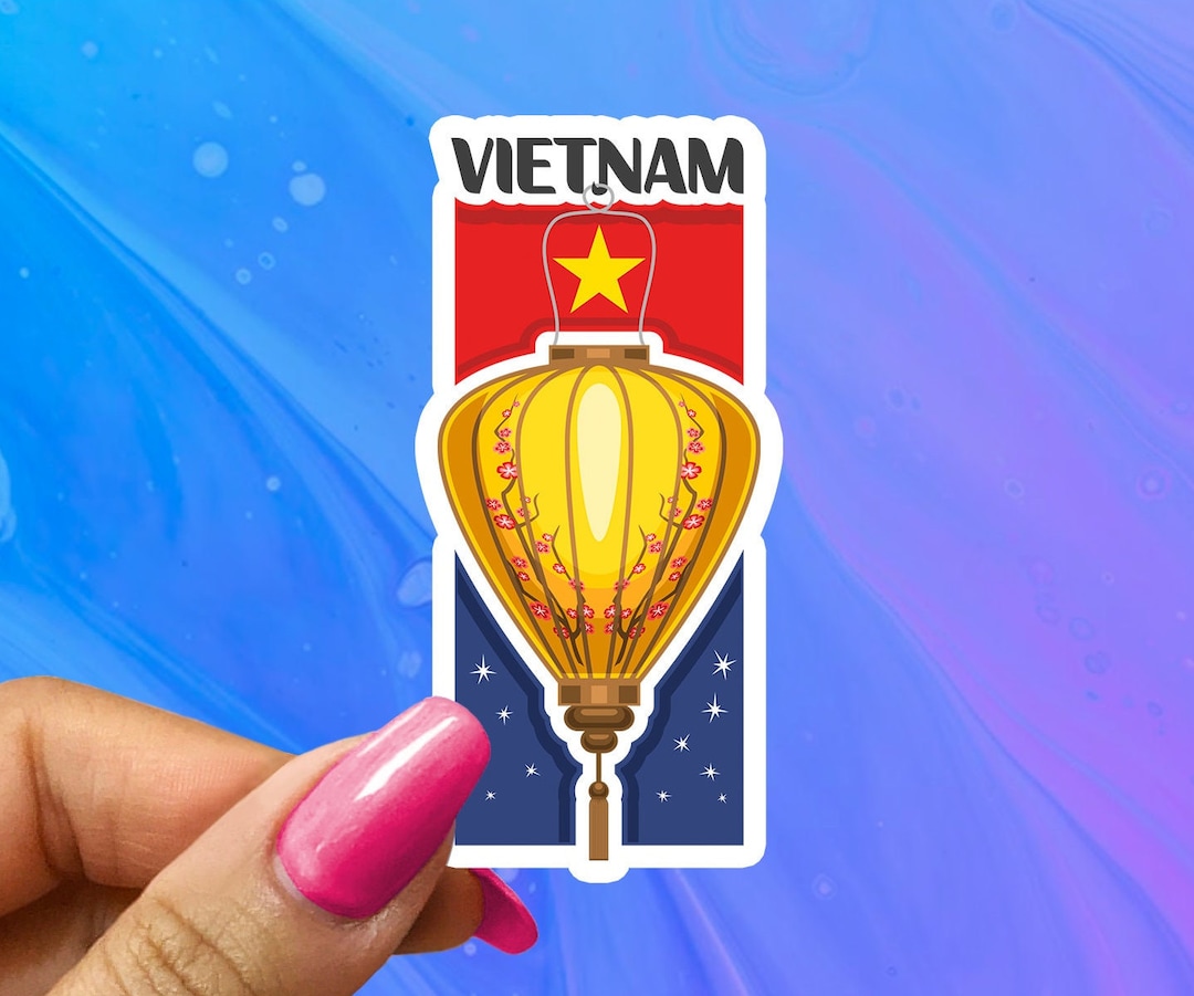 Vietnam Travel Sticker, Vietnamese Vacation Decal - Etsy