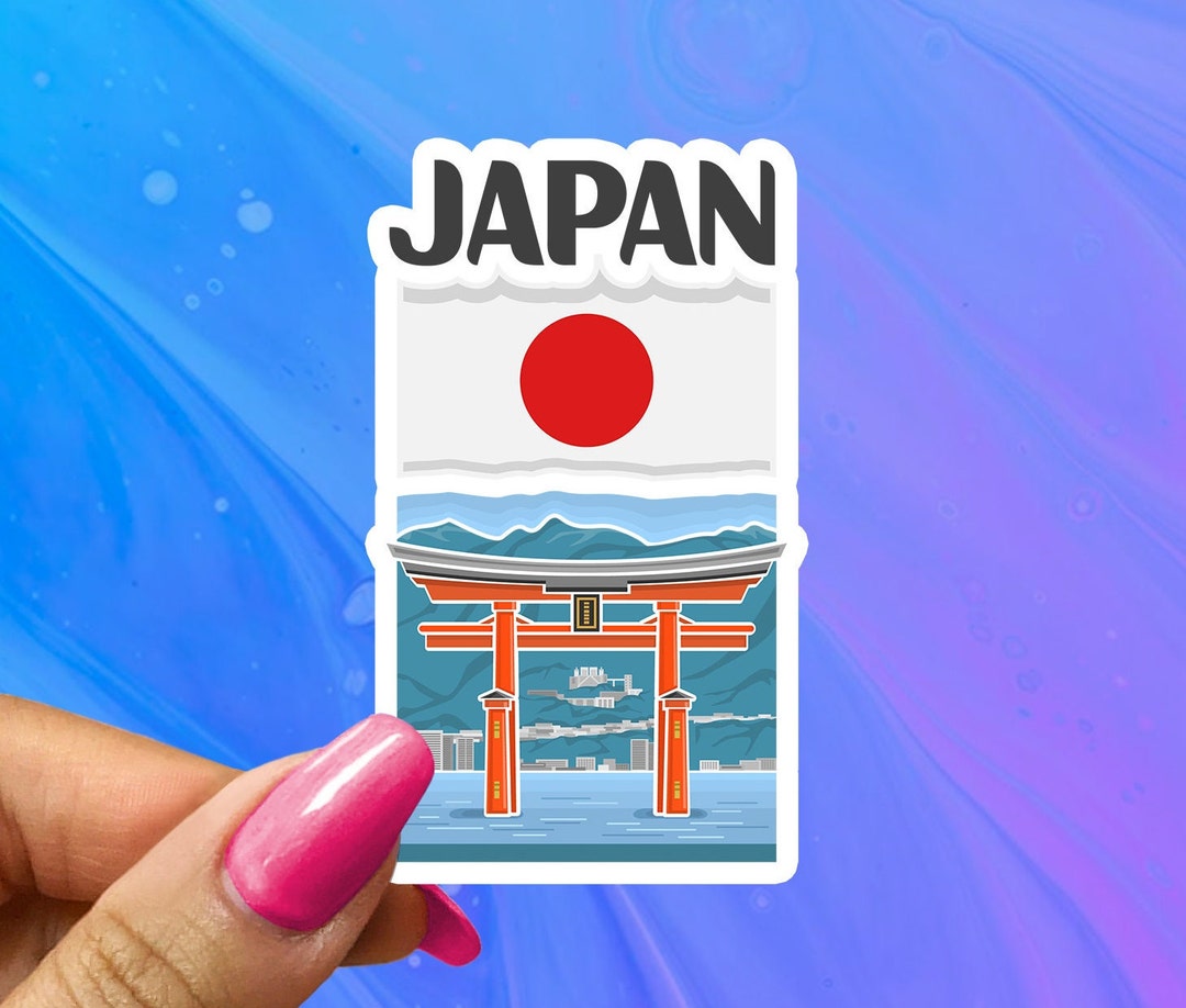 Japan Travel Sticker, Japanese Vacation Decal - Etsy