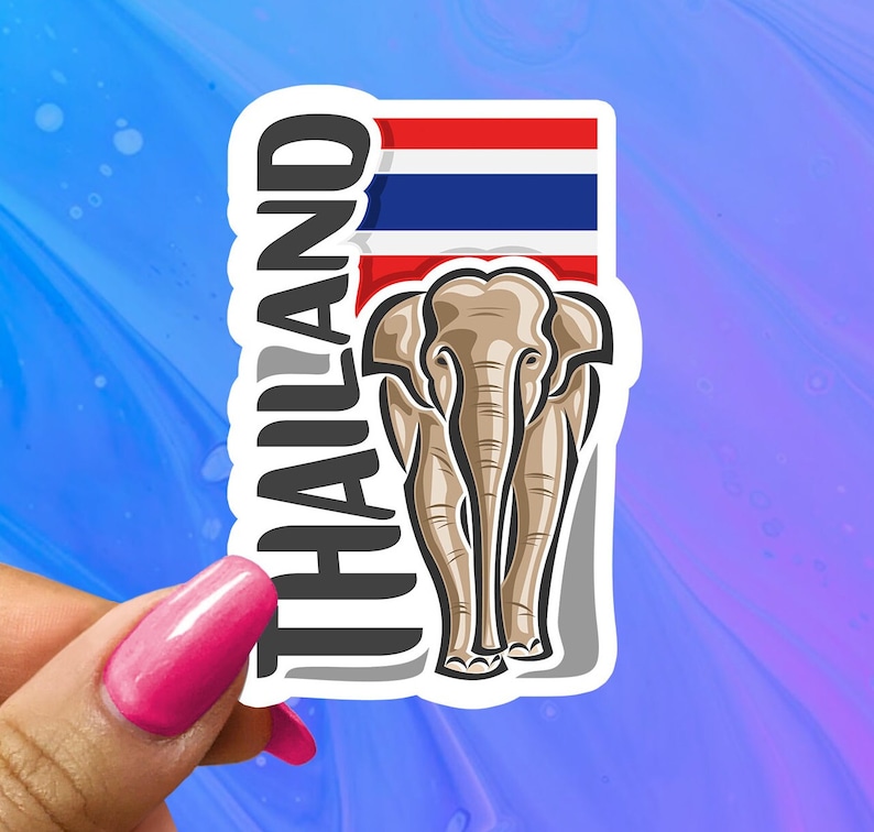 Thailand Sticker, Thai Vacation Decal - Etsy