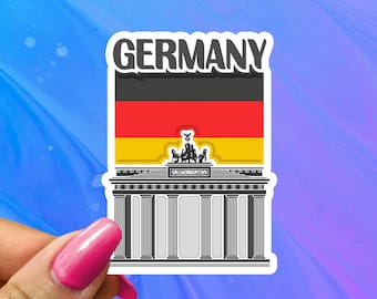 A5 Sticker Sheet Berlin Landmarks Vinyl Stickers - Germany German City ...