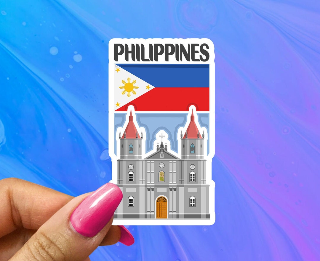 Philippines Travel Sticker, Philippines Vacation Decal - Etsy