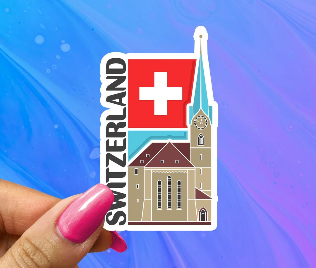 Switzerland Sticker, Swiss Vacation Decal - Etsy