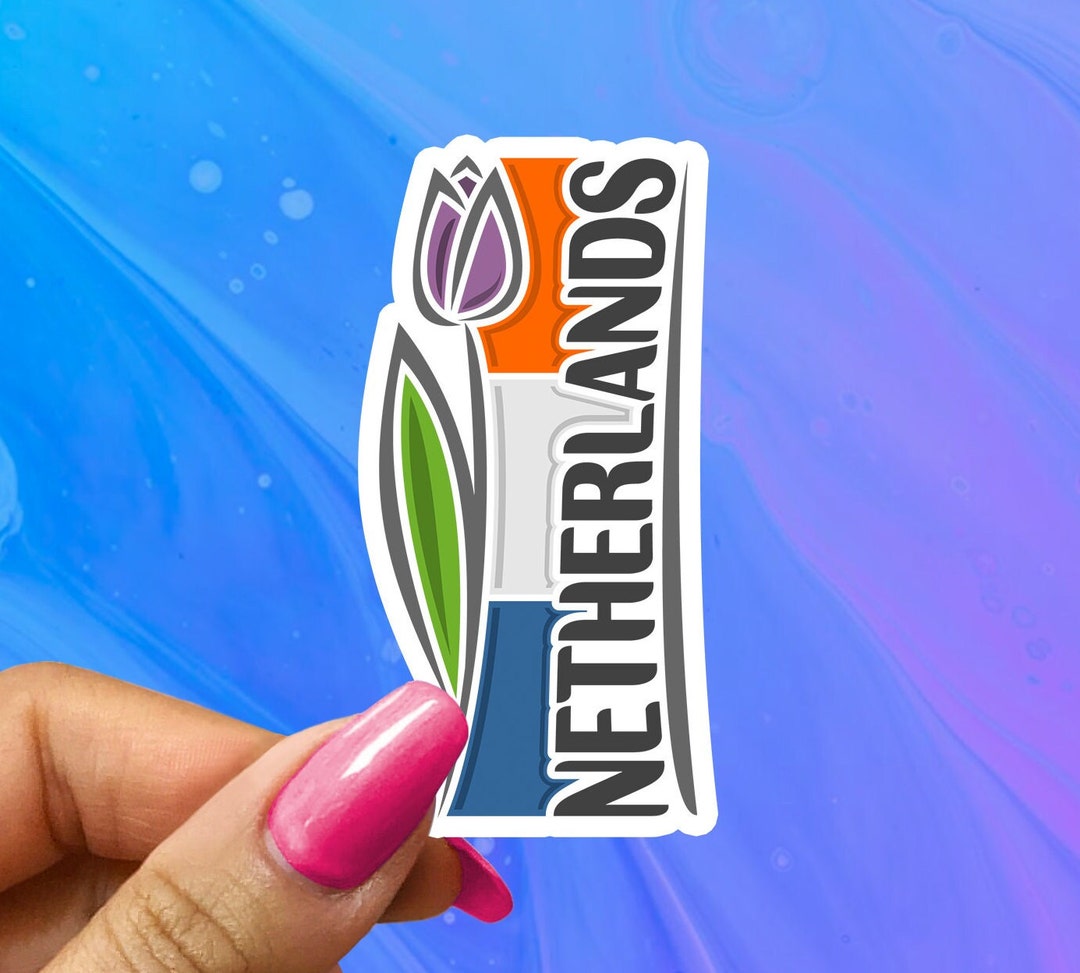 Netherlands Travel Sticker, Netherlands Vacation Decal - Etsy