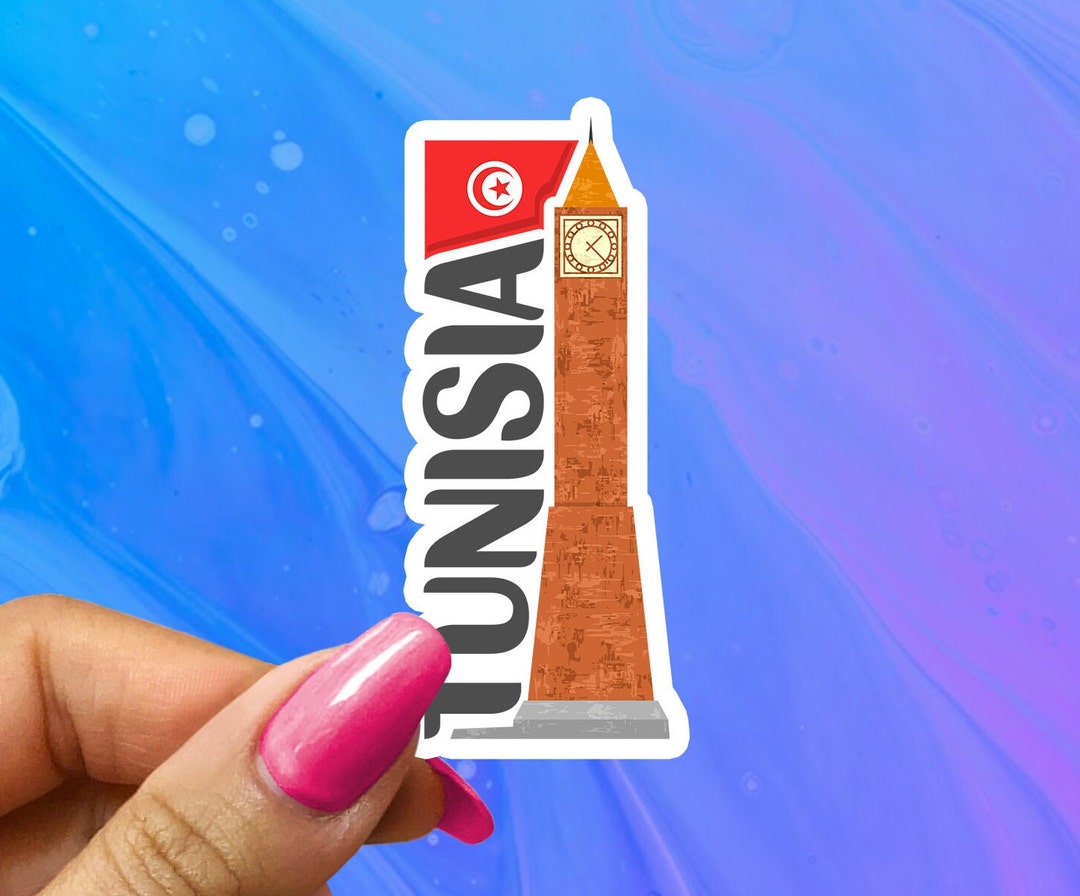 Tunisia Sticker, Tunisa Vacation Decal - Etsy