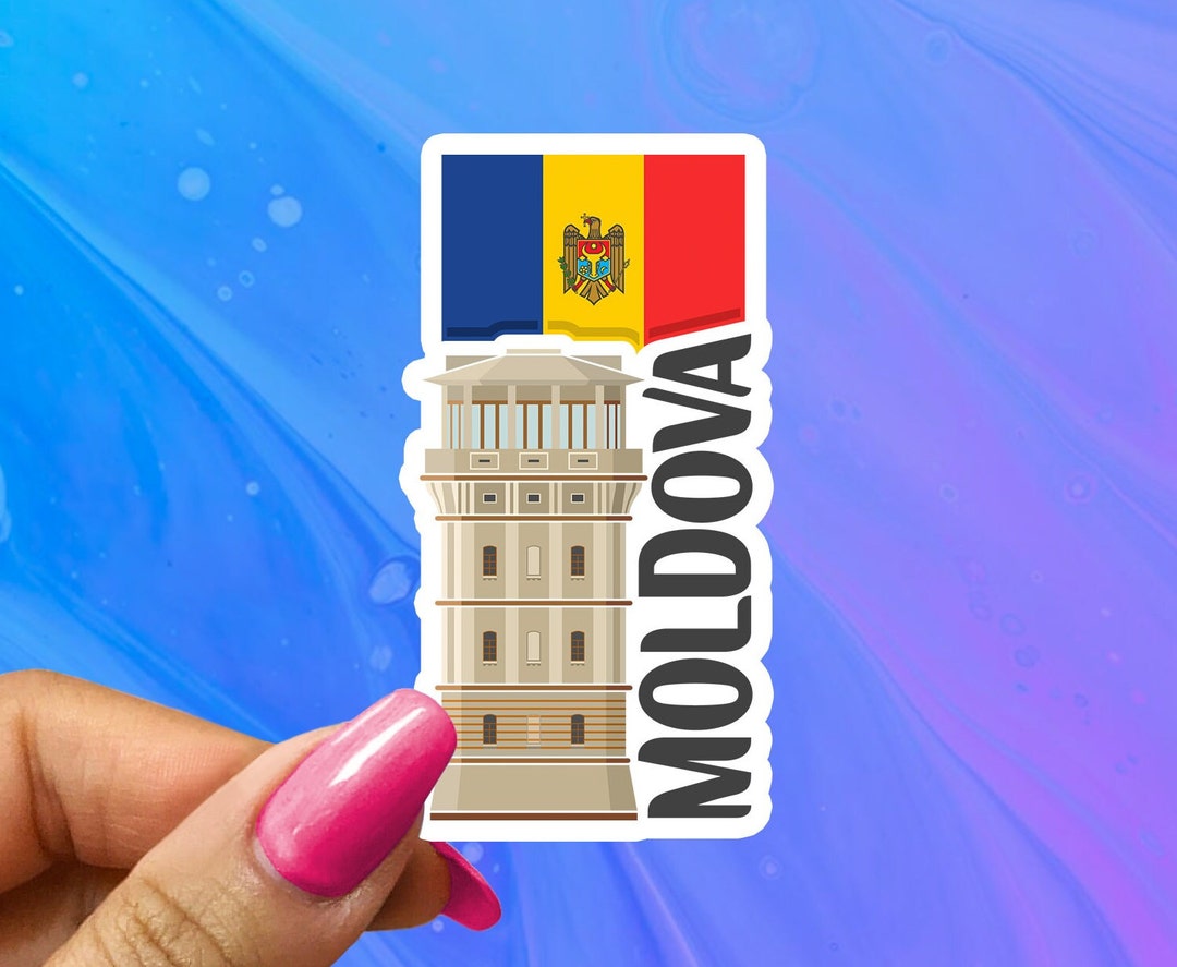 Moldova Travel Sticker, Moldovan Vacation Decal - Etsy