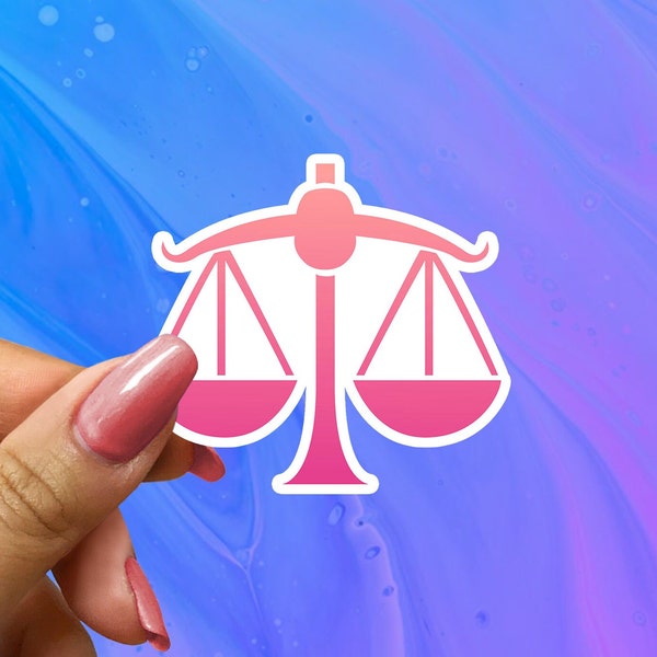 Libra Sticker - Etsy