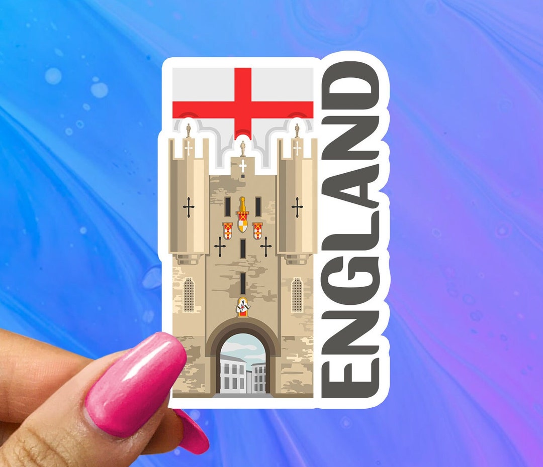 England Travel Sticker, United Kingdom Vacation Decal - Etsy
