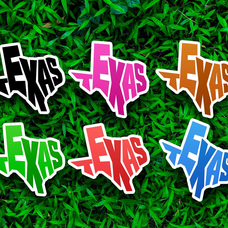 Texas Sticker - Etsy