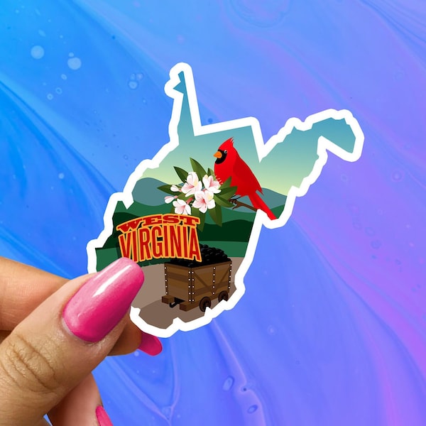 West Virginia Decal - Etsy