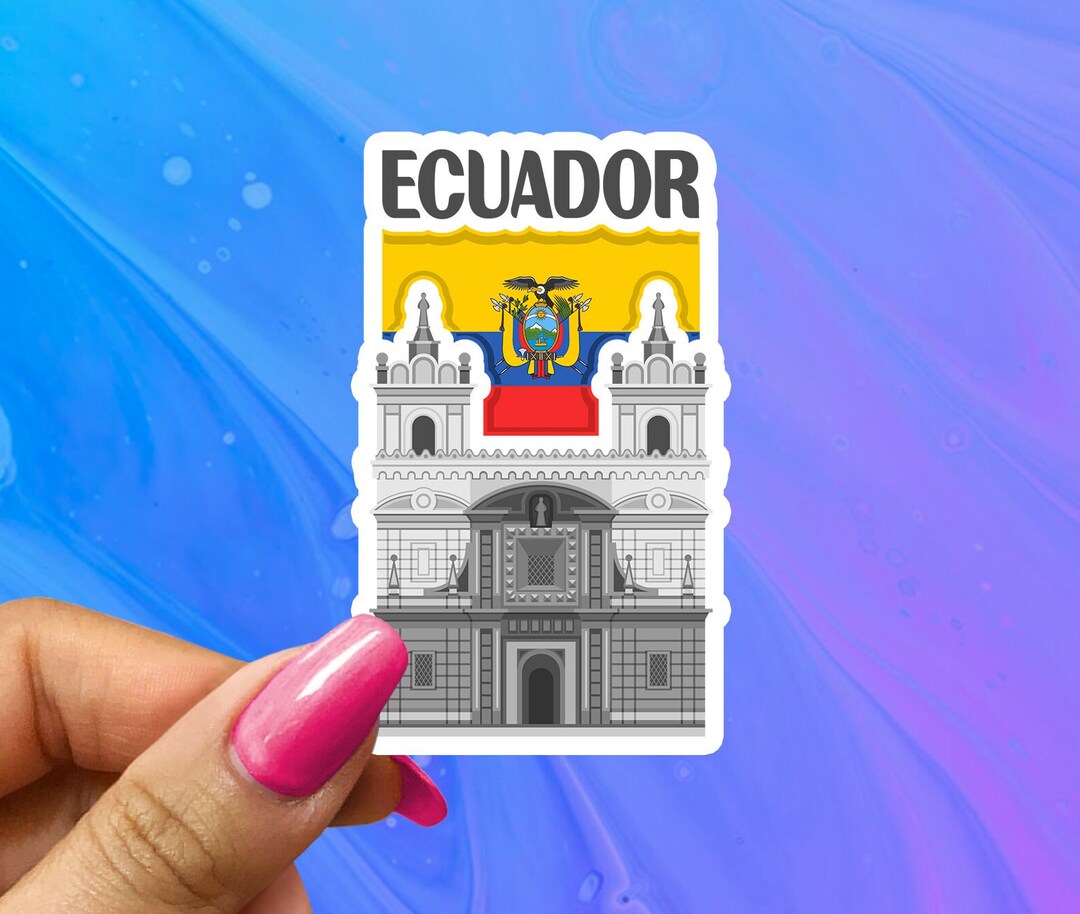 Ecuador Travel Sticker, Ecuador Vacation Decal - Etsy