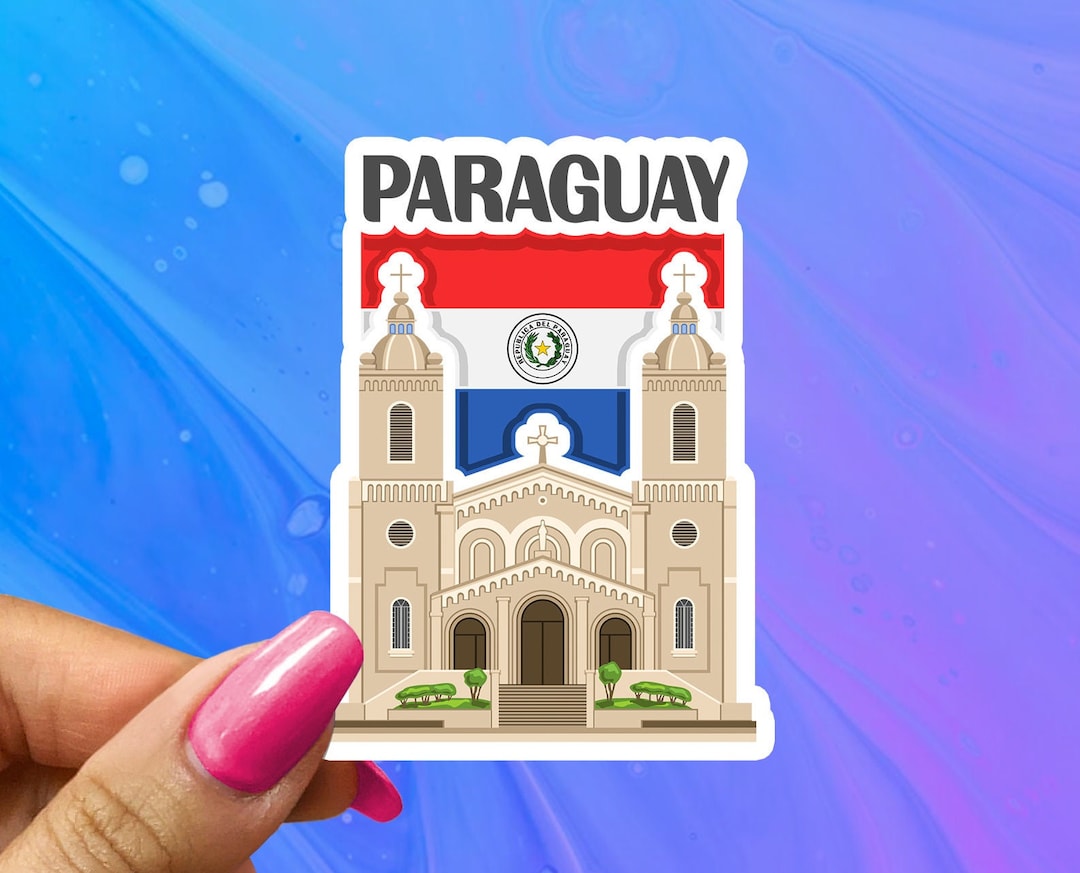 Paraguay Travel Sticker, Paraguay Vacation Decal - Etsy