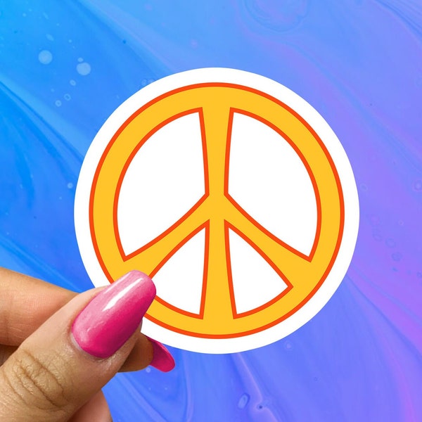 Hippie Sticker - Etsy