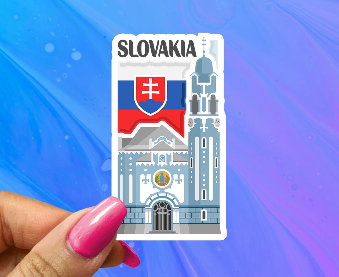 Slovakia Travel Sticker, Slovakian Vacation Decal - Etsy