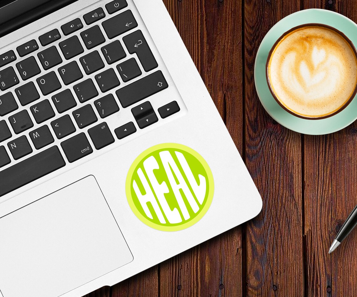 Heal Sticker Motivational Sticker Funny Stickers Laptop | Etsy