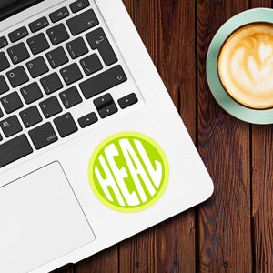 Heal Sticker, Motivational Sticker, Funny Stickers, Laptop Decals ...