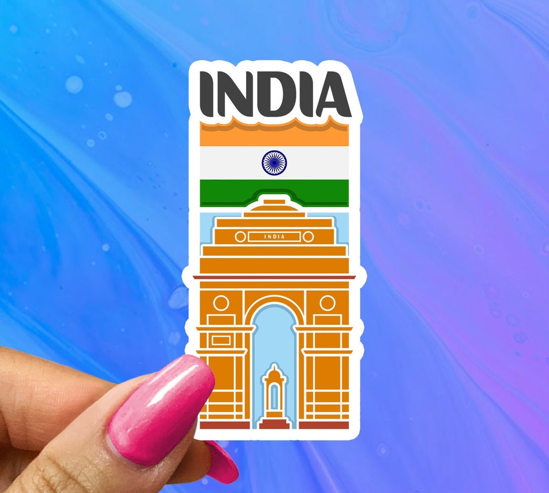 India Travel Sticker, India Vacation Decal - Etsy