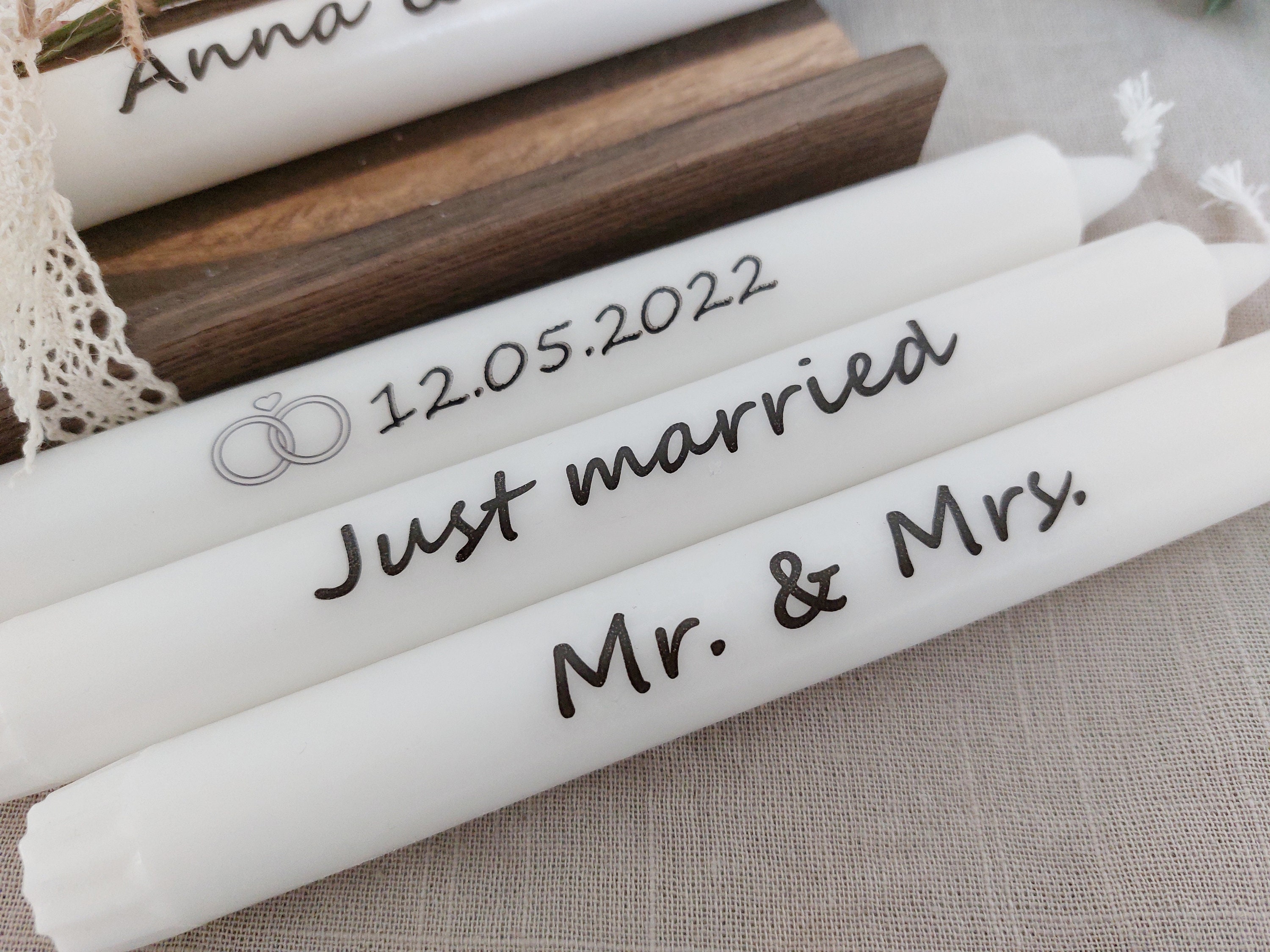 Individual Gift Wedding Gift Set With Candles Candle Holder - Etsy