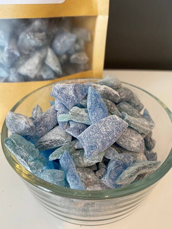 Blue Raspberry Hard Tack Candy Rock candy Old fashion One | Etsy