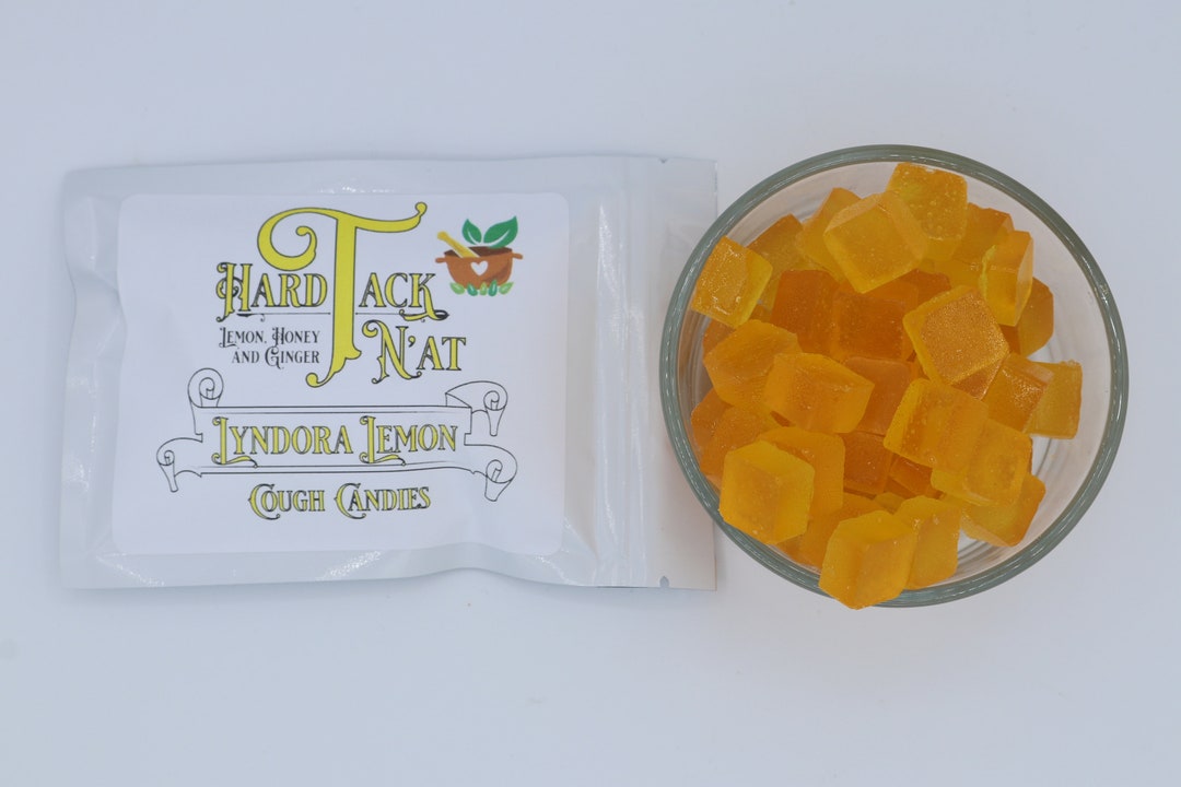 Lyndora Lemon Cough Candies Menthol Eucalyptus, Lemon, Honey, Ginger - Etsy