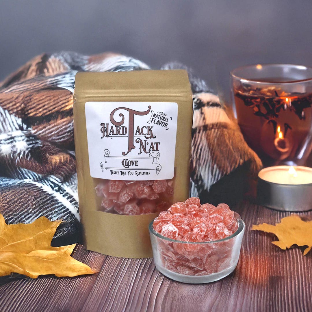 Clove Hard Tack Candy: Old-fashioned Handmade Glass Candy - Etsy