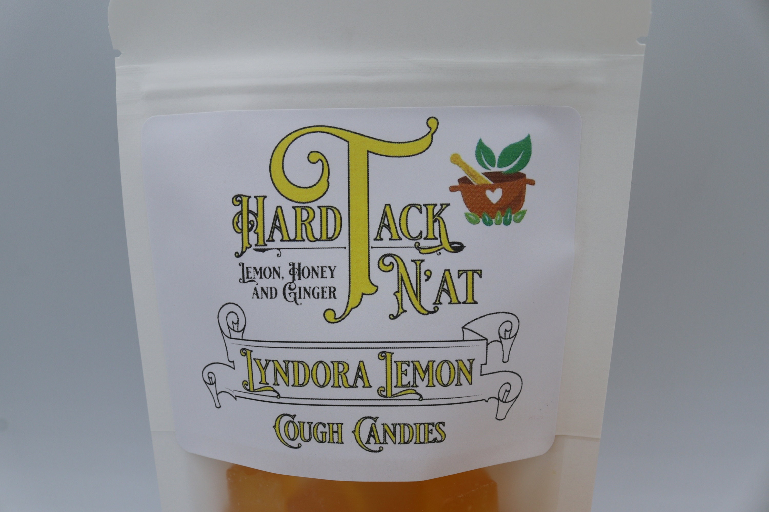 Lyndora Lemon Cough Candies - Menthol Eucalyptus, Lemon, Honey, Ginger ...