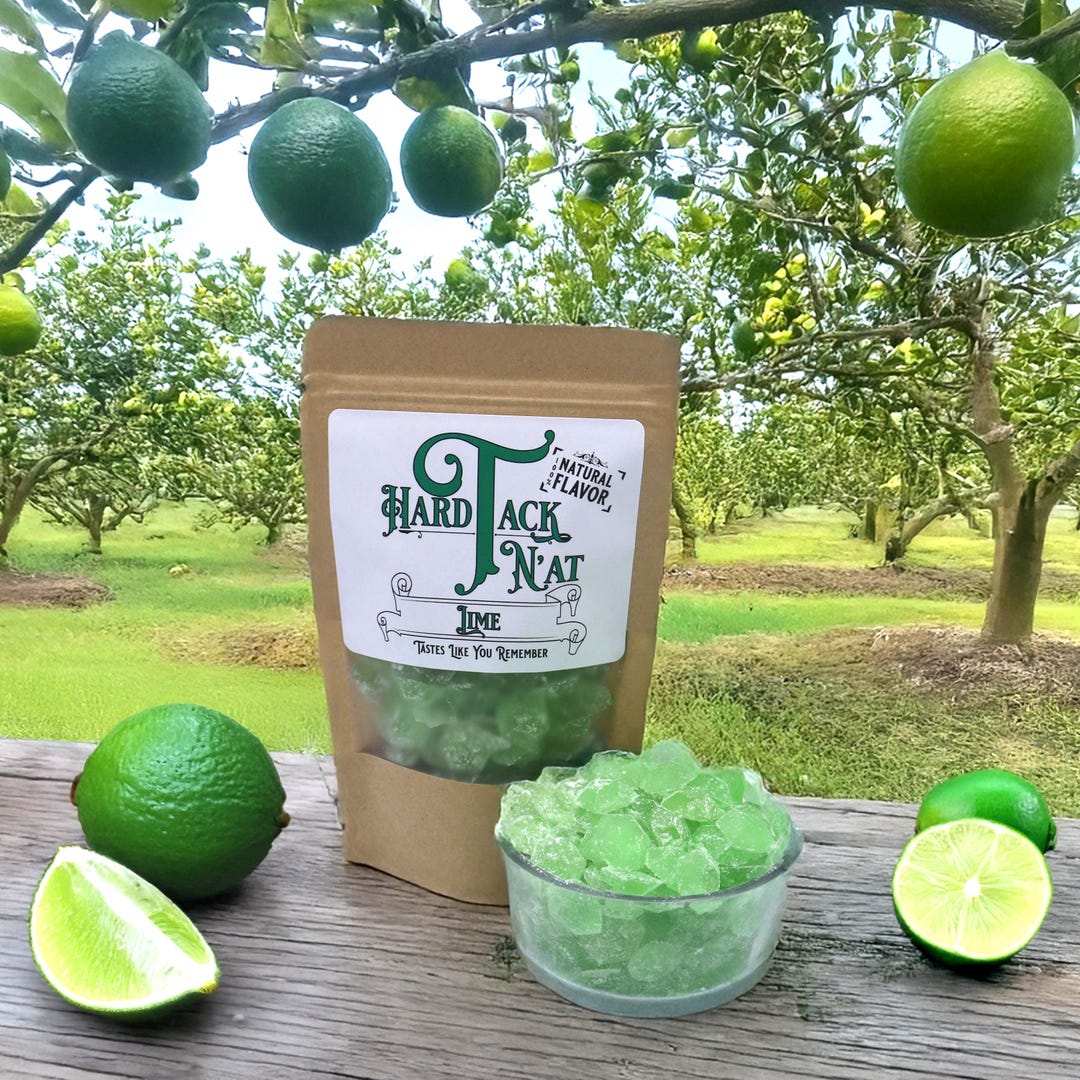 Lime Hard Tack Candy: Old-fashioned Handmade Glass Candy - Etsy