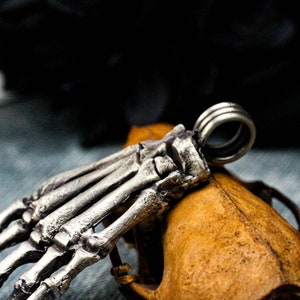 Hand Bone Pendant, Skeleton Hand Pendant, Human Anatomy Jewelry, Brass ...
