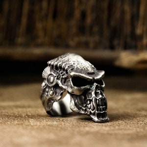 Crazy Pig Skull Ring,locomotive Python Skull Ring,gothic Exaggerated ...
