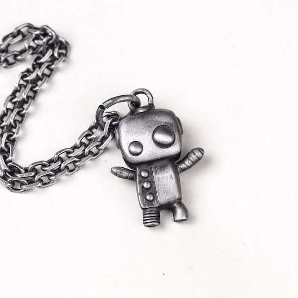 Robot Pendant - Etsy