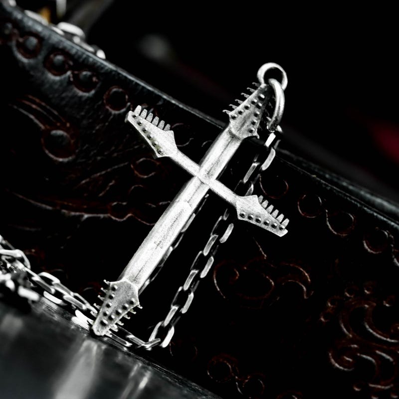 Heavy Metal Cross - Etsy
