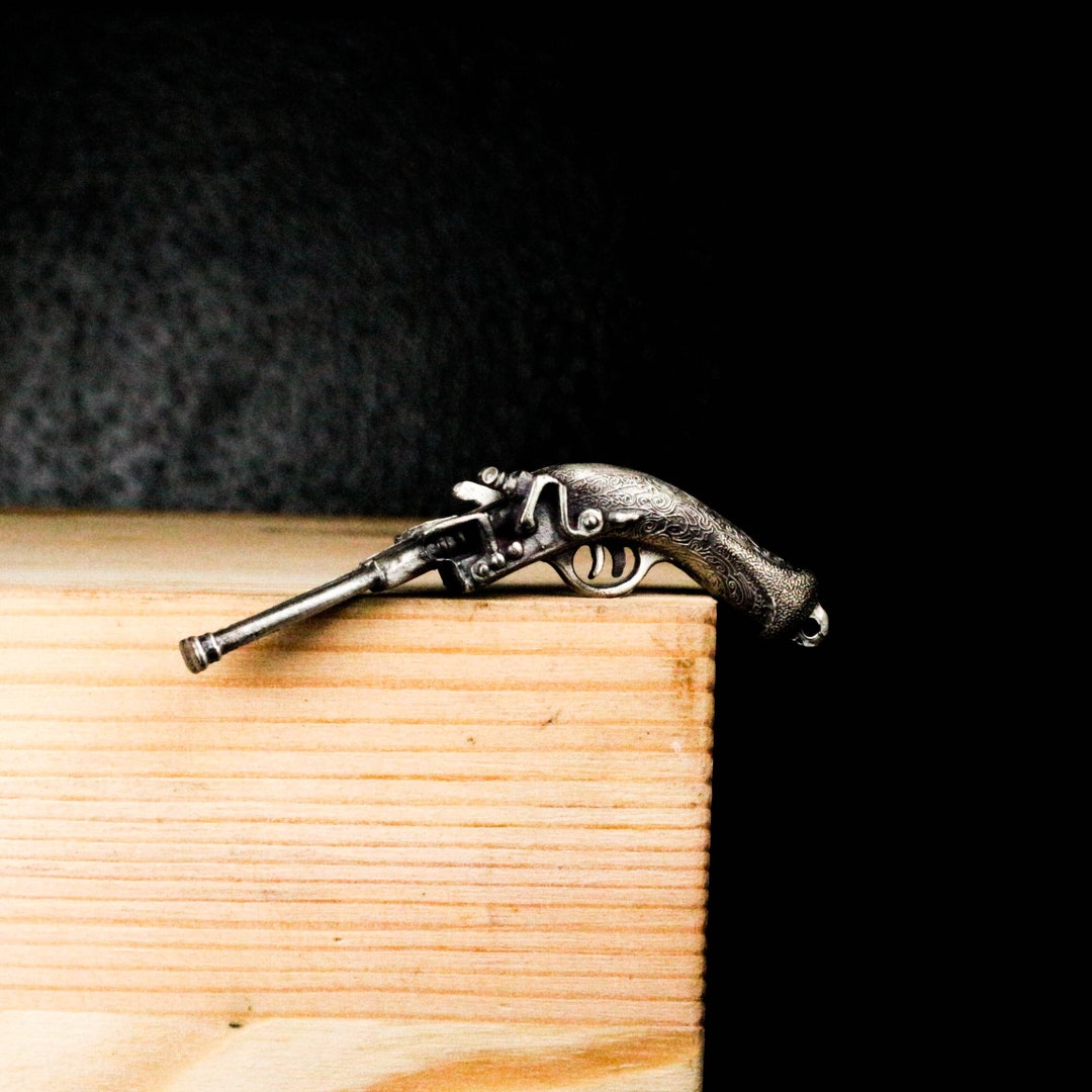 Pistol Pendant, Musket Jewelry, Royal Art With Guns, Solid Brass ...