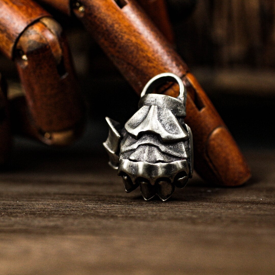 Armor Fist Brass Pendant , Clenched Machine Fist Motorcycle Jewelry ...