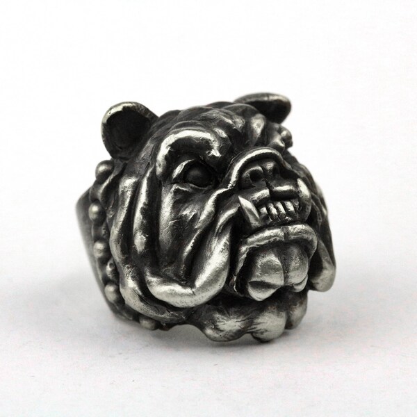 Bulldog Ring - Etsy