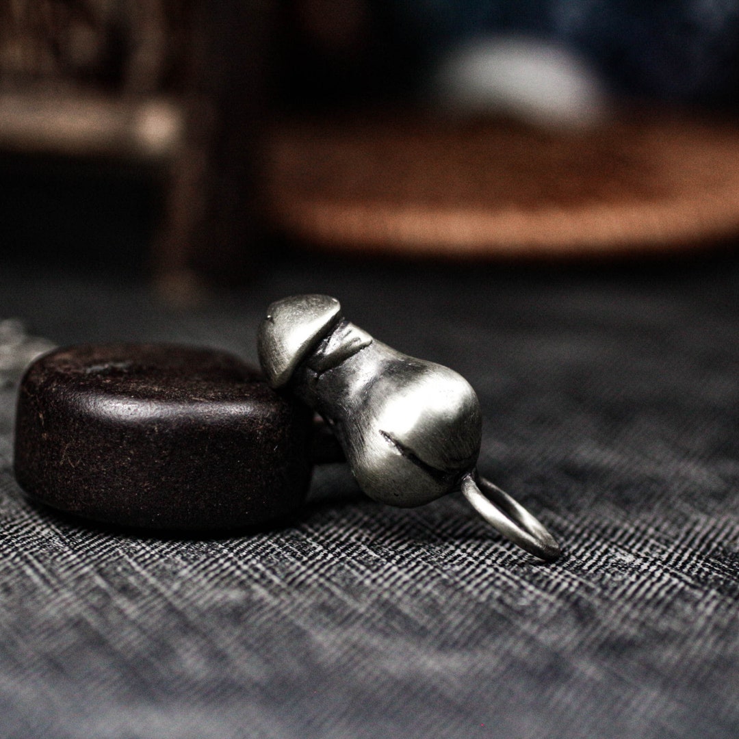 Penis Brass Cupronickel Pendant Necklace,a Unique Pendant Necklace for ...