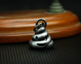 Silver Poop Necklace - Etsy