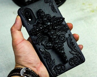 Gothic Cross Phone Case - Etsy