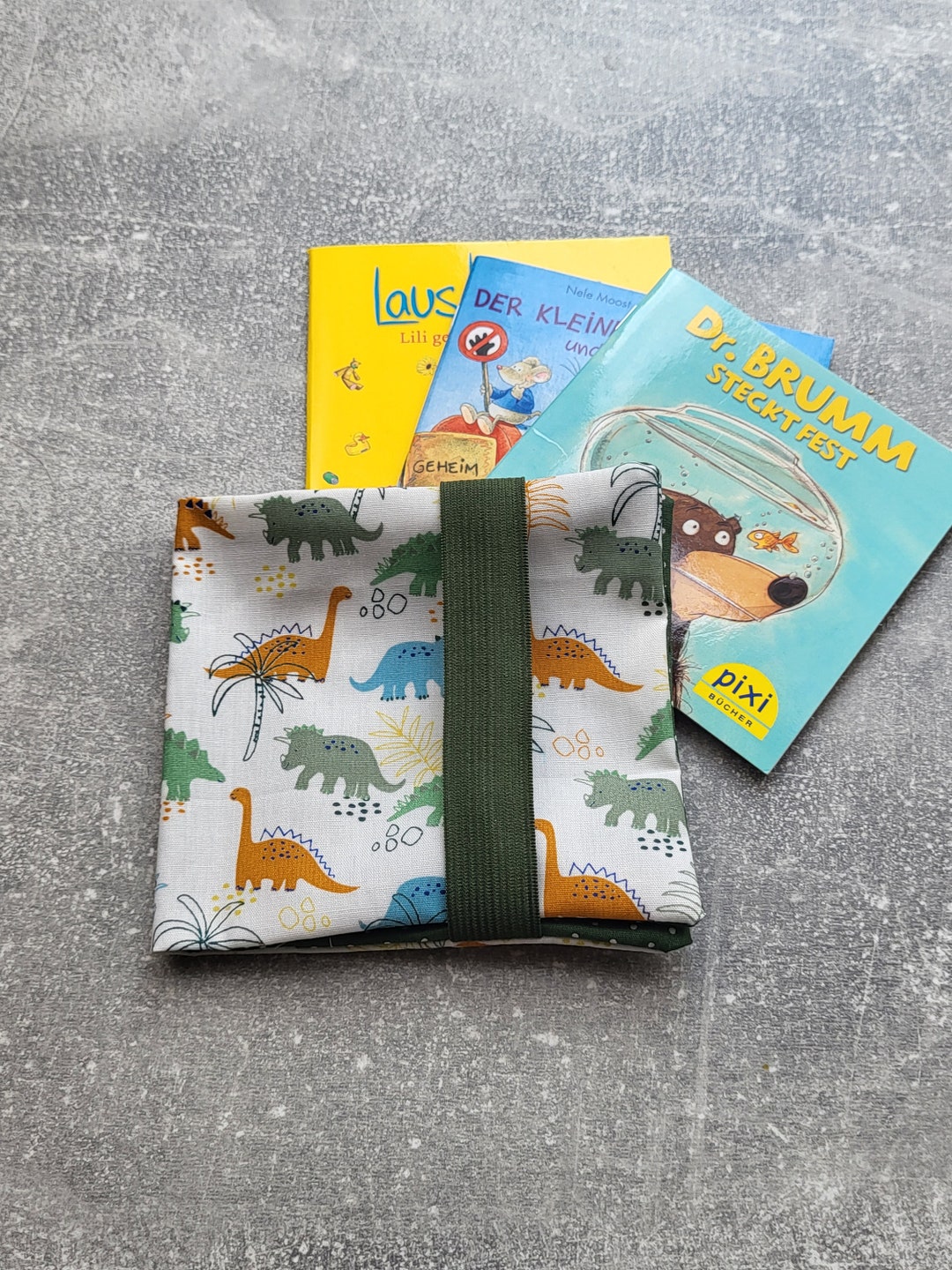 Pixi Book Cover Dinosaur Gift for Children Book Bag Mini - Etsy