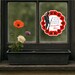 Lest We Forget Window Sticker Decal Poppy Remembrance Day Remember Them ...